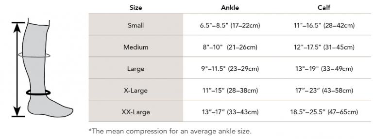 CORE - SPUN 20-30 COMPRESSION KNEE SOCK - WHITE | Denman Direct